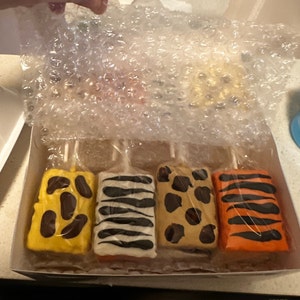 Dinosaur Party Chocolate Covered Pretzels. Dino Pretzels. Dinosaur ...