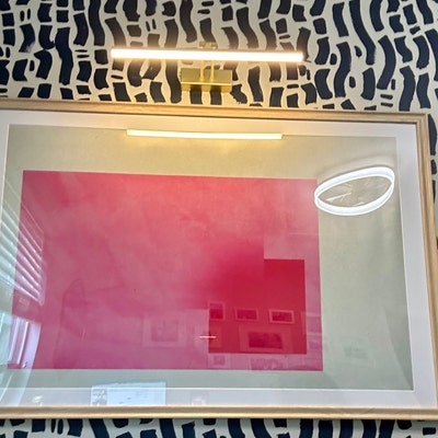 Abstract Hot Pink Typography Wall Art Giclée Print, Y2K Wall Decor ...