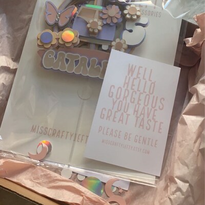 Groovy Cake Topper Retro Cake Picks Hippies Cake Pick Groovy Girl Cake ...