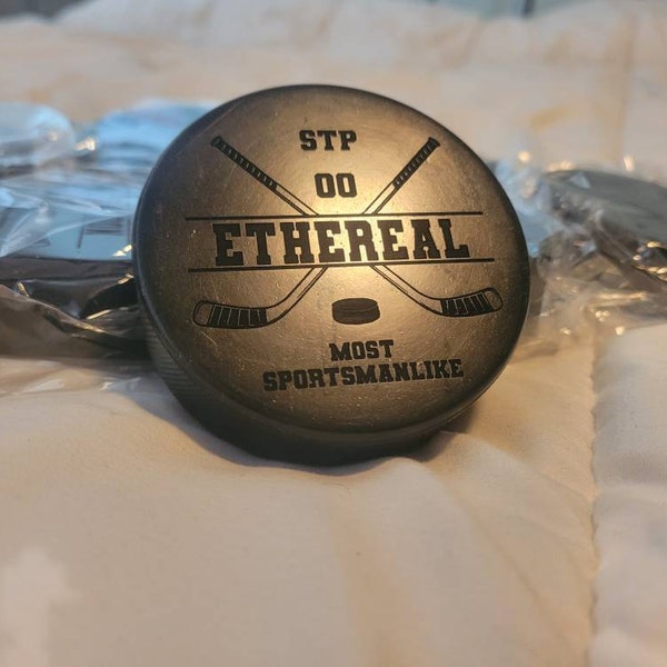 Custom Engraved Hockey Puck, Personalized Ice Hockey Puck, Coach Gifts ...