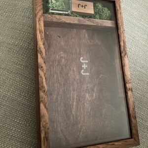 Wood Photo Box for Photo 4x6 & USB Box Holder 4x6 Proof Box USB Stick 3 ...