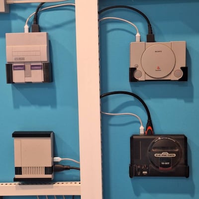 Mini NES Console Mount SCREWS INCLUDED - Etsy