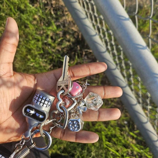 Futurama Bender Zoidberg Keychain - Etsy