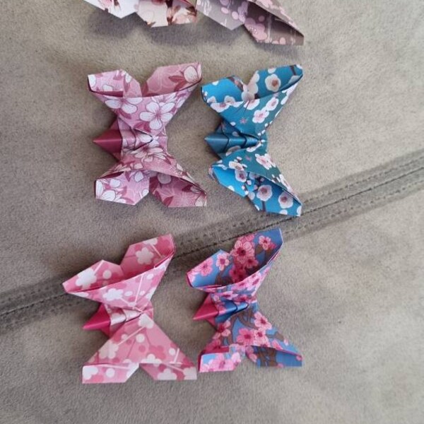 2 Origami Heart Sachets - Etsy