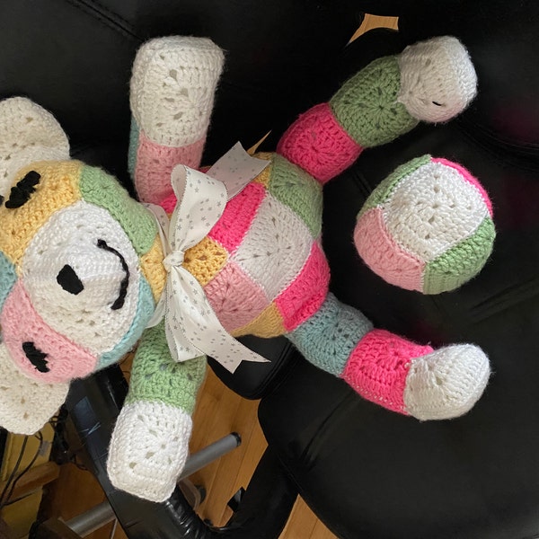 Crochet Granny Square Bunny - Etsy Canada