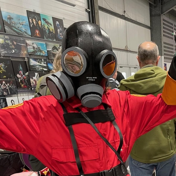 Pyro Helmet 2in1: DIY Printable EVA Foam Helmet Pattern for Cosplay ...