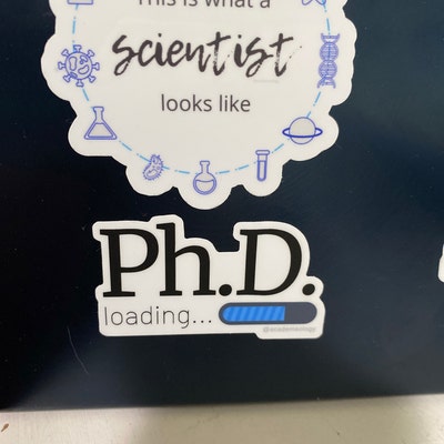 Ph.d. Loading... Sticker - Etsy