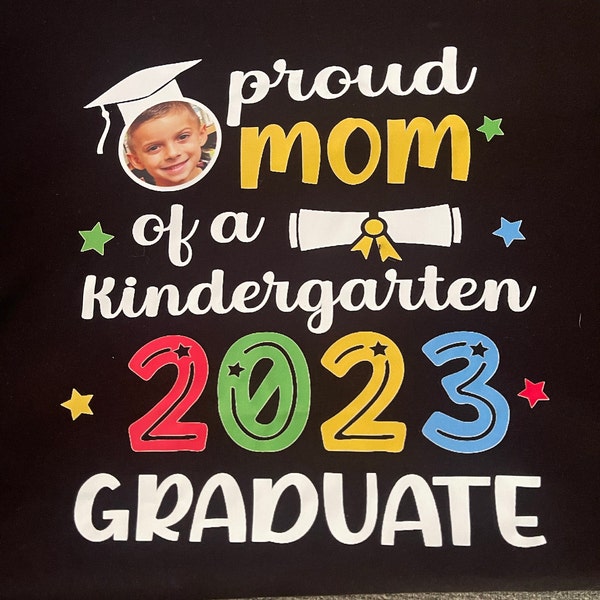 Personalized Family Shirts for Kindergarten 2025 Graduation, Proud ...
