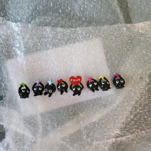 Red Fox Worry Stone Handmade Miniature Figurine Stress Relief Fidget ...