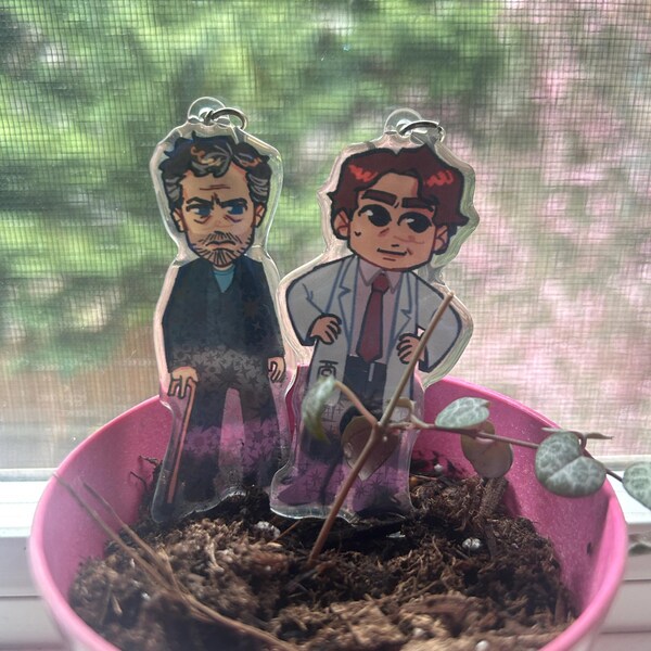 3 Inch House MD Greg House James Wilson Holographic Acrylic Charm ...