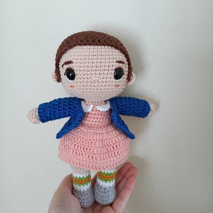 Crochet Doll Amigurumi Pattern Eleven, PDF Pattern, English, Spanish ...