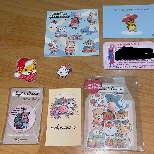 Japan Spring Sweeties Sticker Pack| Set of 6 Vinyl Stickers | Original ...