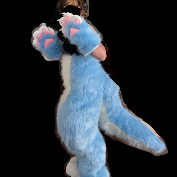 Fursuit Feet Paws, Toony Foot Paw, Kemono Foot Paw, Light Pink Cat Paws ...