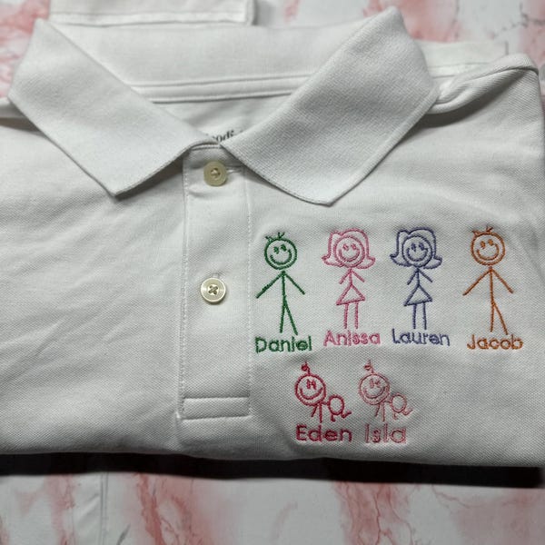 Stick Figure Family Machine Embroidery Design File for Easy ...