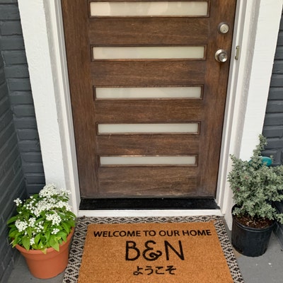 Custom Doormat Create Your Own Doormat Personalized Gift Wedding Gift ...