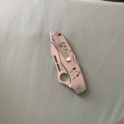 Matte Black Titanium Deep Carry Pocket Clip for Microtech LUDT - Etsy