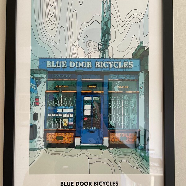 BS BRISTOL Postcode Print. Custom Personalised Postcode Typography Art ...