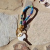 Boho Key Chain With Keyring Handmade Surfer Accessories Hippie Pocket ...