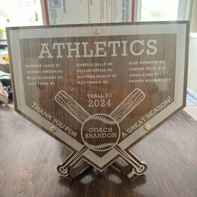 Personalized Wood Acrylic Soccer Coach Plaque, Gift for Soccer Coach ...