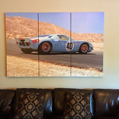 Panel Wall Art Car Canvas Transport Wall Print Sport Car Wall Décor ...