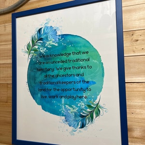 Land Acknowledgment Art, Indigenous Cultural Safety Art, Indigenous ...