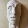 Female Head Plaster Cast // Bust Sculpture // Portrait // Standing ...