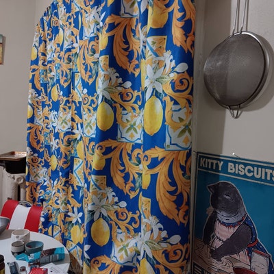 Portrait Design Drape, Abstract Art Face Window Curtains, Artistic ...