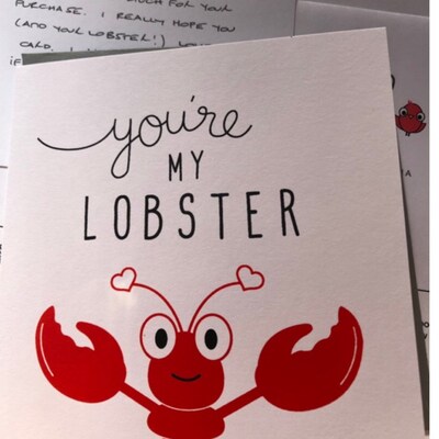Lobster Card, Friends TV Lobster Card, You're My Lobster Card ...