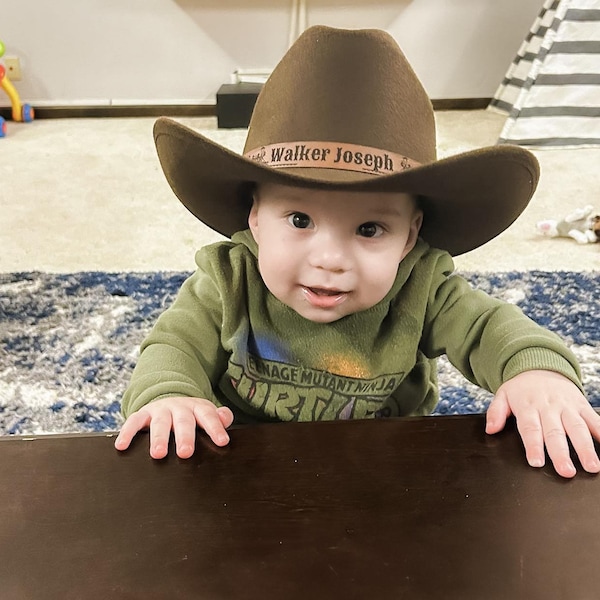 Custom Toddler Cowboy Hat | Personalized Toddler Cowboy Hat | Custom ...