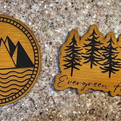 9 Hat Patch Outdoors Design Bundle SVG File Laser, Engrave File for ...