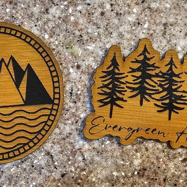 9 Hat Patch Outdoors Design Bundle SVG File Laser, Engrave File for ...