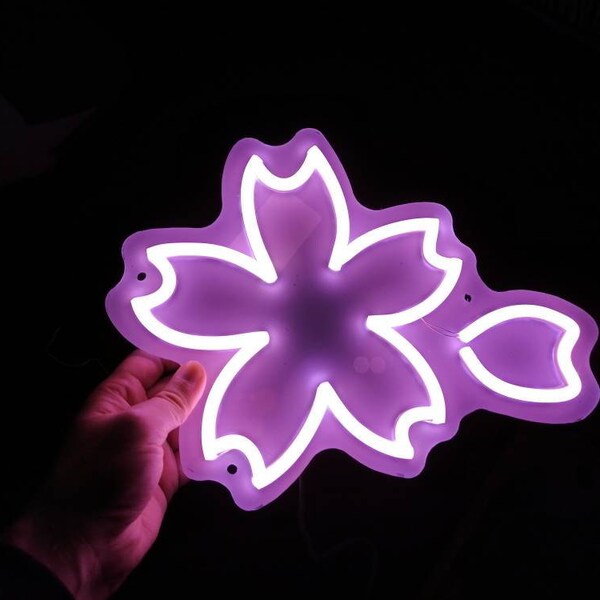 Sakura LED Neon Sign: Japanese Cherry Blossom, USB Powered - Etsy