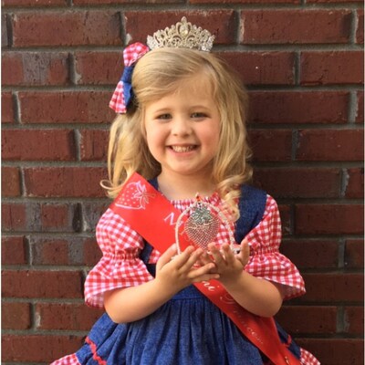 Girl Western Dress, Country, Pageant, Denim Wear, OOC, Outfit, Set, Red ...