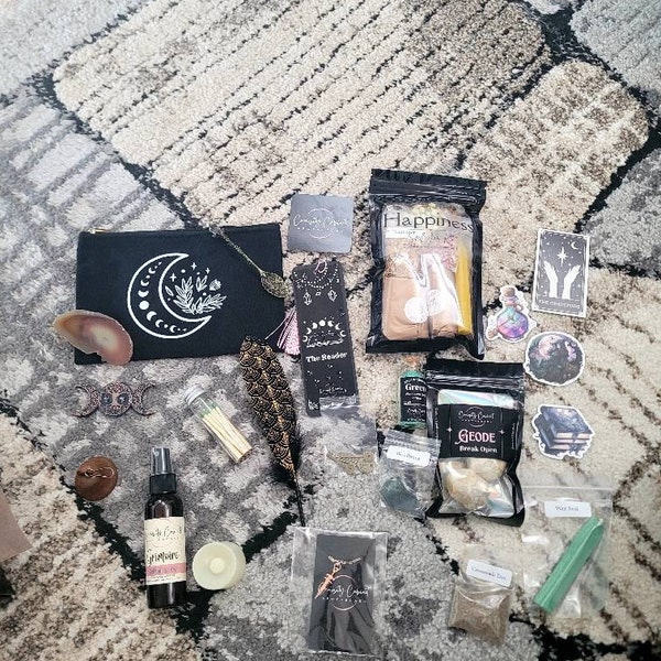 Large Witchcraft Mystery Box Gift Set Surprise Witchcraft DIY Occult ...