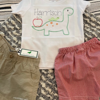 Back to School Dinosaur Shirt First Day of School Dinosaur - Etsy