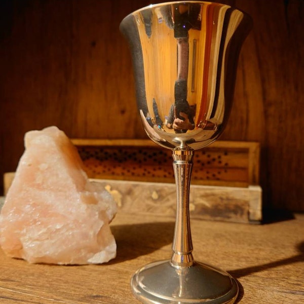 Stoneware Pottery Witches Cup Goblet Chalice Blessing Ceremonial Ritual ...