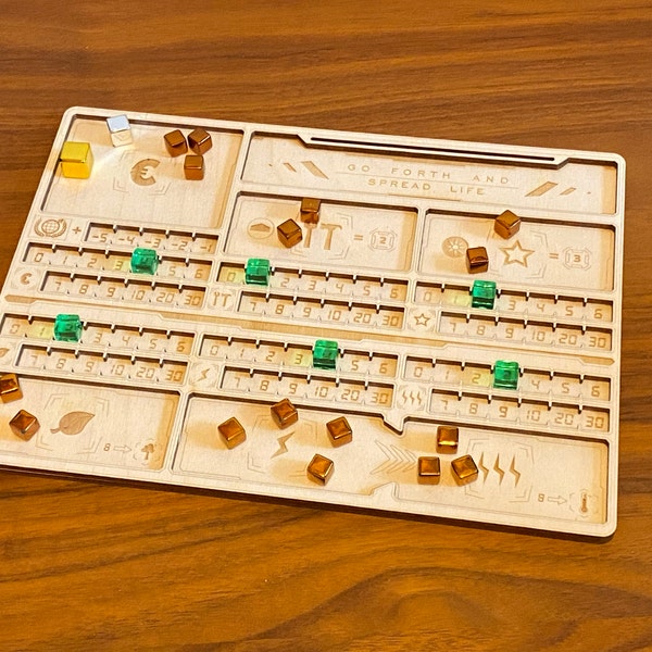 Terraforming Mars Player Tray Dashboard V2 - Etsy