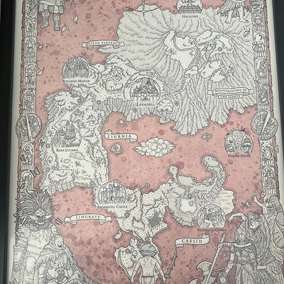 Map of elfhame From the Cruel Prince Fanart Illustration Made by Andrés ...