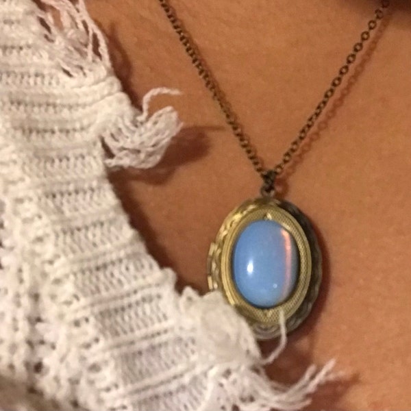 Mermaid Locket Necklace, Ariel's Locket, Little Mermaid Locket, Mermaid ...