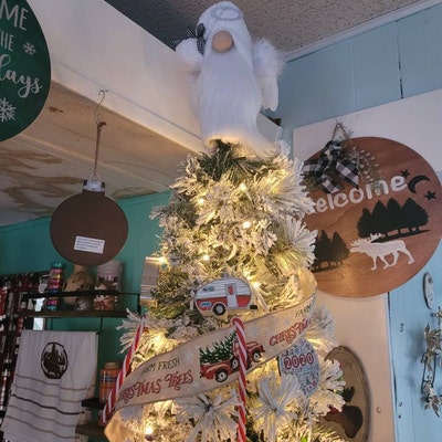 Angel Gnome, Tree Topper, Memorial Gnome Holiday Gnome, Christmas ...