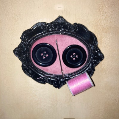 Monster Eye in Mini Ornate Frame Quirky Spooky Eclectic Handmade Wall ...