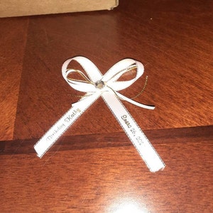 Personalized Favor Ribbon/funeral Capias/wedding/quinceañeras/listones ...