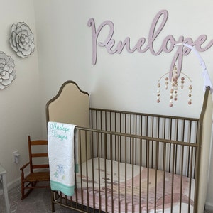 Large Name Sign for Wall Baby Name Cutout for Nursery Big Name Sign for ...