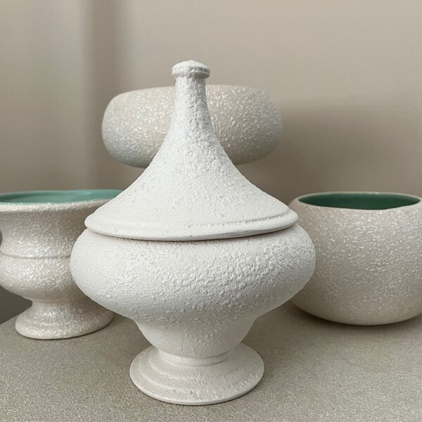 Art Deco Vintage Milk Glass Fan Vase White Glass Planter 44 - Etsy