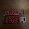 REDRUM Translucent Vinyl Sticker - Etsy