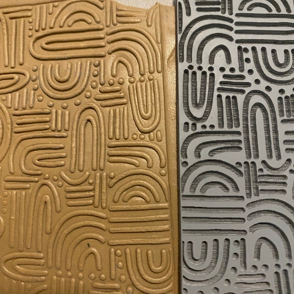 Polymer Clay Texture Mat Rubber Texture Sheet Polymer Clay Craft ...