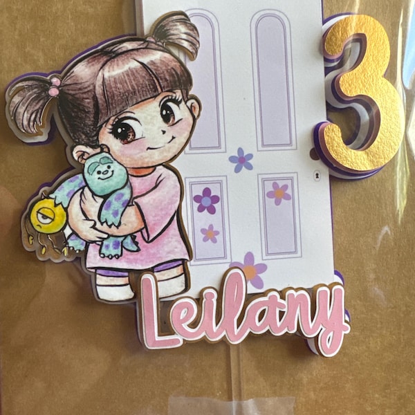 Monsters Topper/cake Topper/sa/sullivan/boo - Etsy