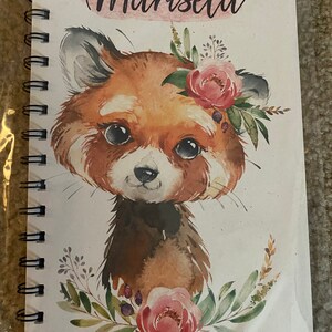 Red Panda, Red Panda Journal, Zoo Animal, Panda Gift, Red Panda With ...