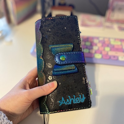 All Black Planner Cover. Mini Happy Planner Cover. Travelers Notebook ...