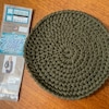 Rustic Round Trivet Crochet Pattern, Farmhouse Hot Pad Crochet Pattern ...